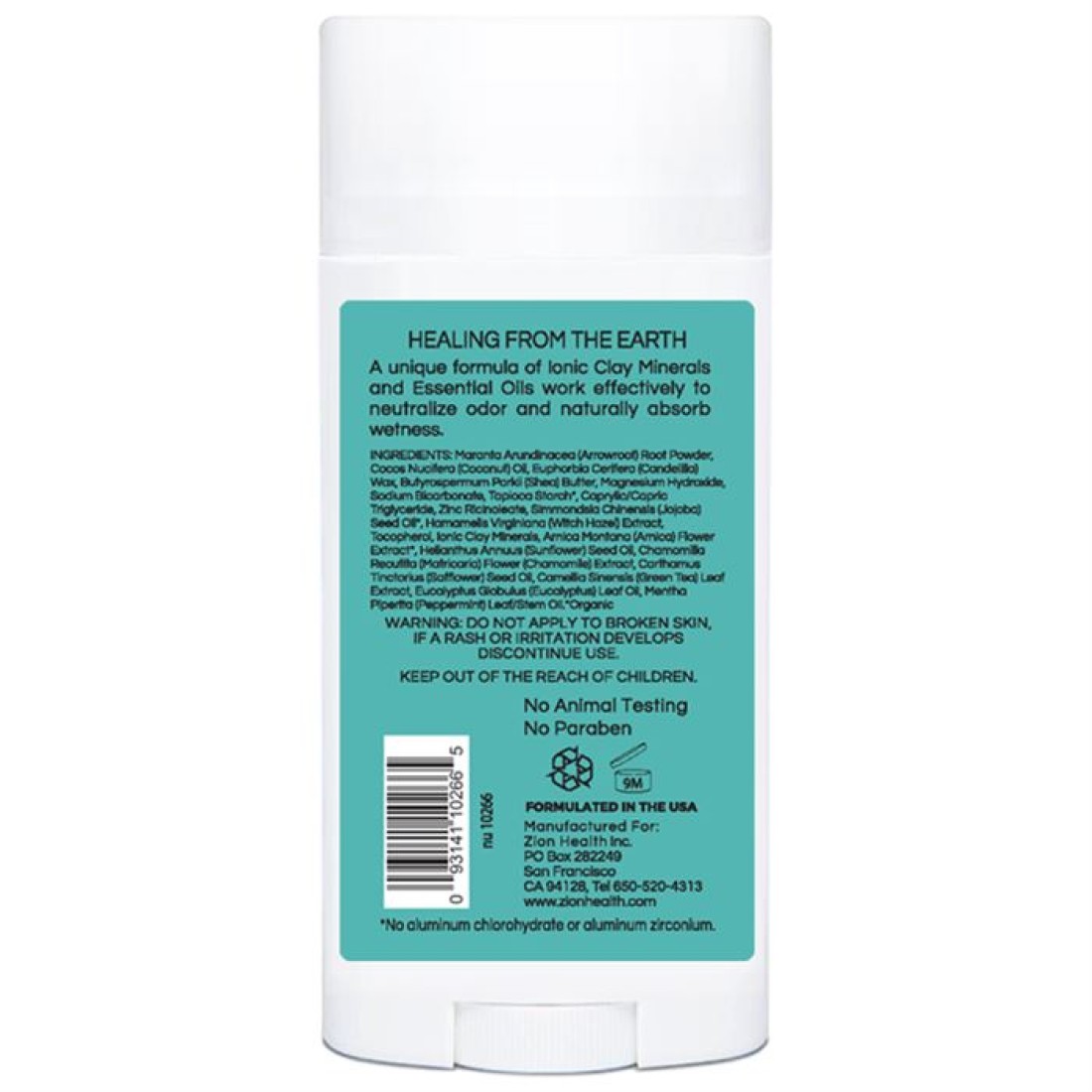 Clay Dry Bold - Eucalyptus Mint Vegan Deodorant 2.8oz.