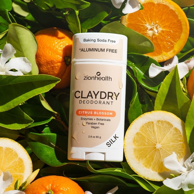 CLAYDRY™ SILK Citrus Blossom Baking Soda-Free Aluminum-Free Natural ...
