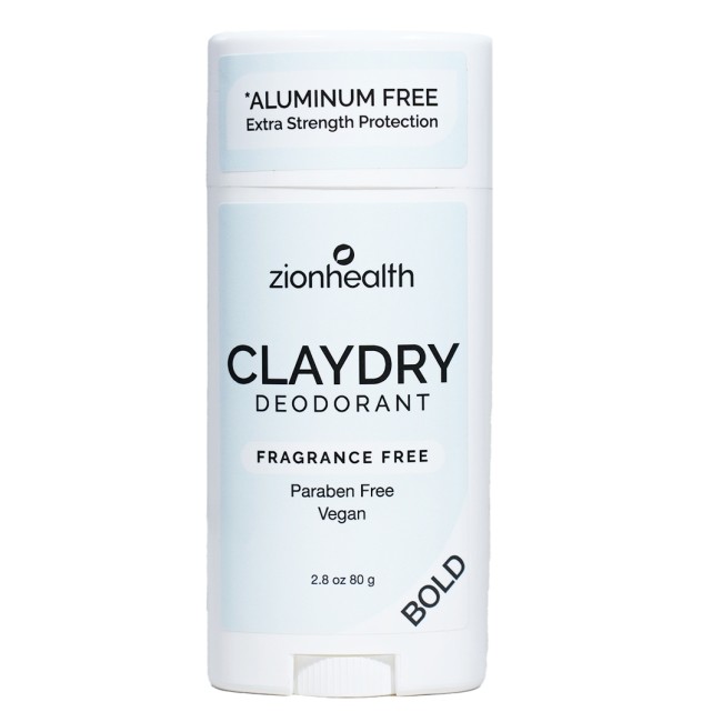 CLAYDRY™ BOLD Fragrance Free Aluminum-Free Natural Deodorant