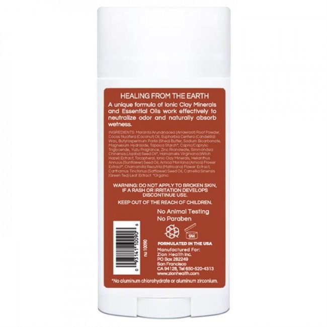 Clay Dry Bold - Original Vegan Deodorant 2.8oz. | Zion Health | ADAMA ...