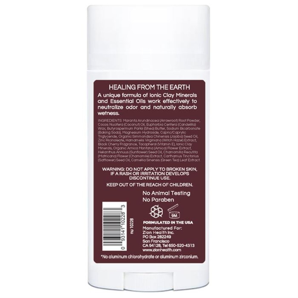 Clay Dry Bold - Black Cherry Vegan Deodorant 2.8oz.