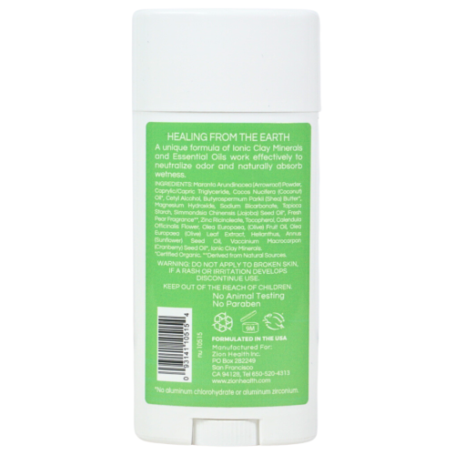 Clay Dry Bold - Original Vegan Deodorant 2.8oz. | Zion Health | ADAMA ...