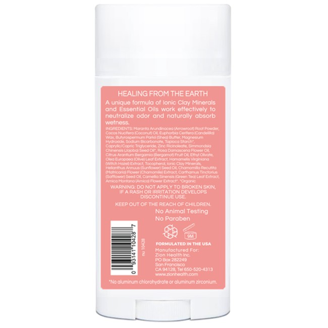 CLAYDRY™ BOLD Bergamot Rose Aluminum-Free Natural Deodorant