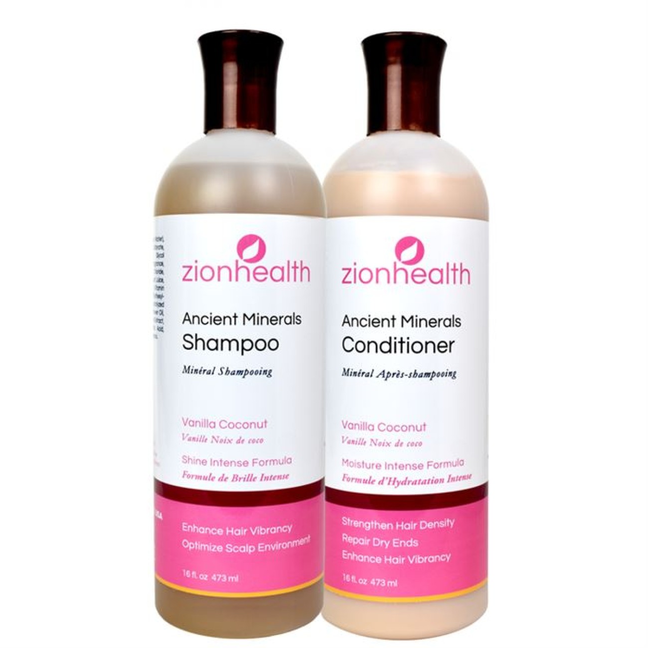 Hair Care Package - Vanilla Coconut | Zion Health | ADAMA Minerals